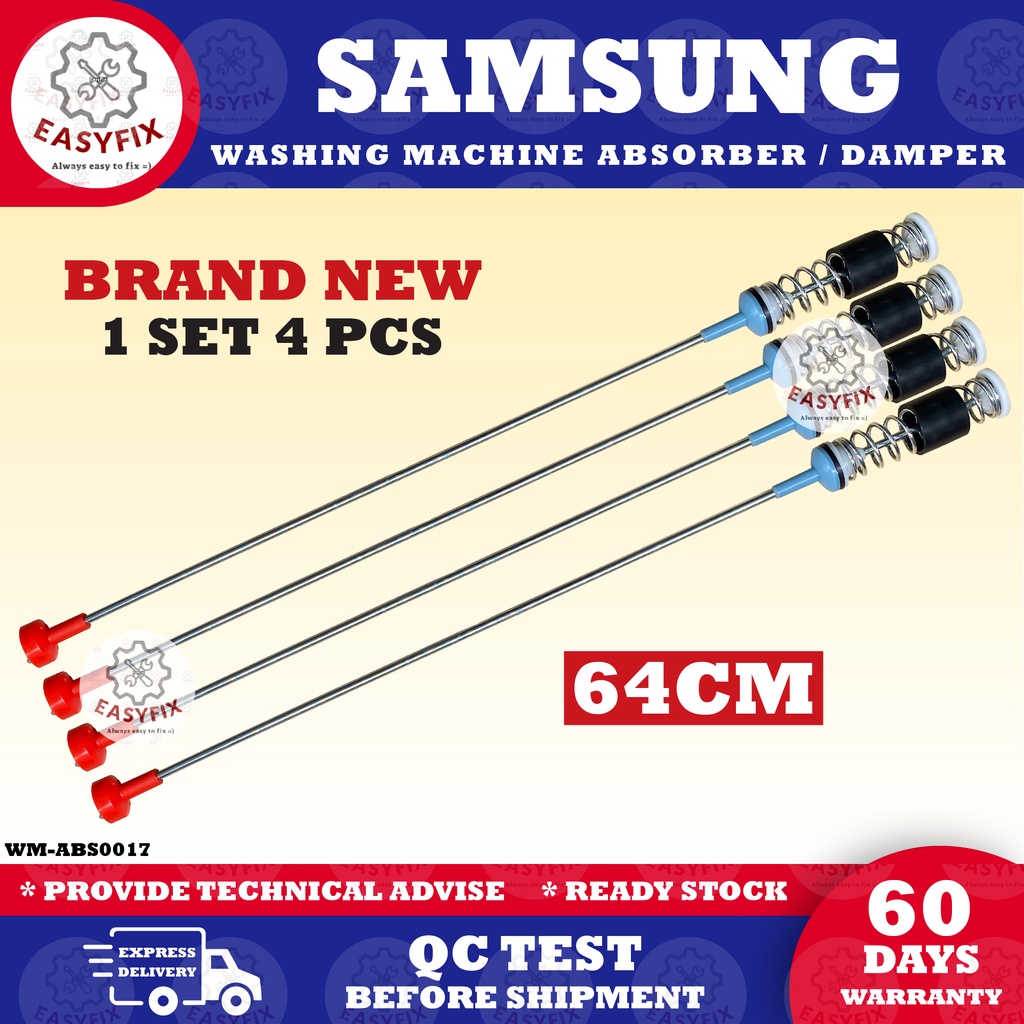 (64CM) UNIVERSAL Samsung Washing Machine Absorber (DAMPER) Suspension ...