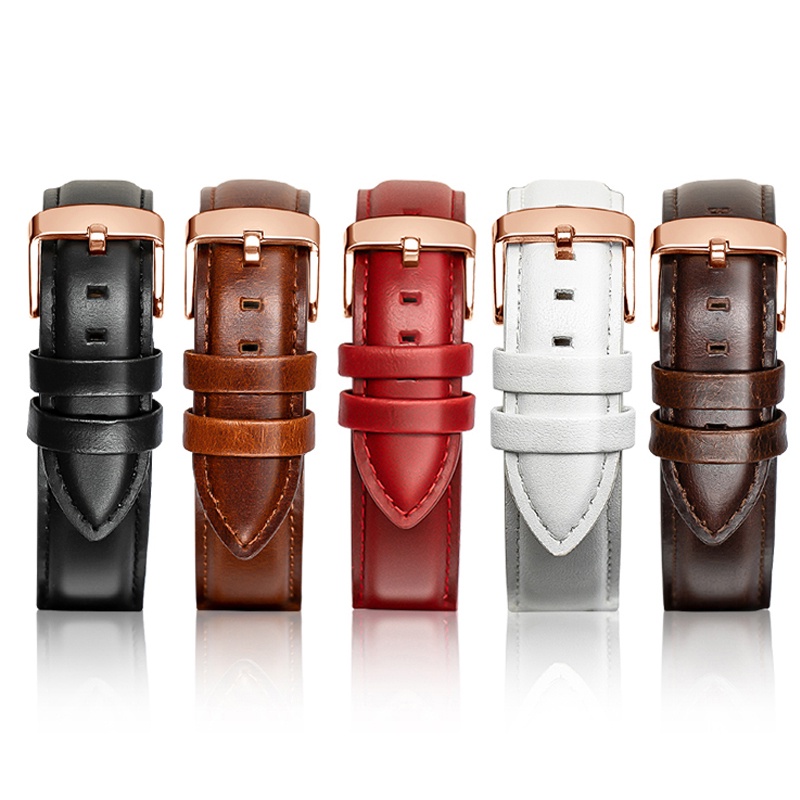 For DW Daniel Wellington Watch Strap Women Genuine Leather Watch Band ...