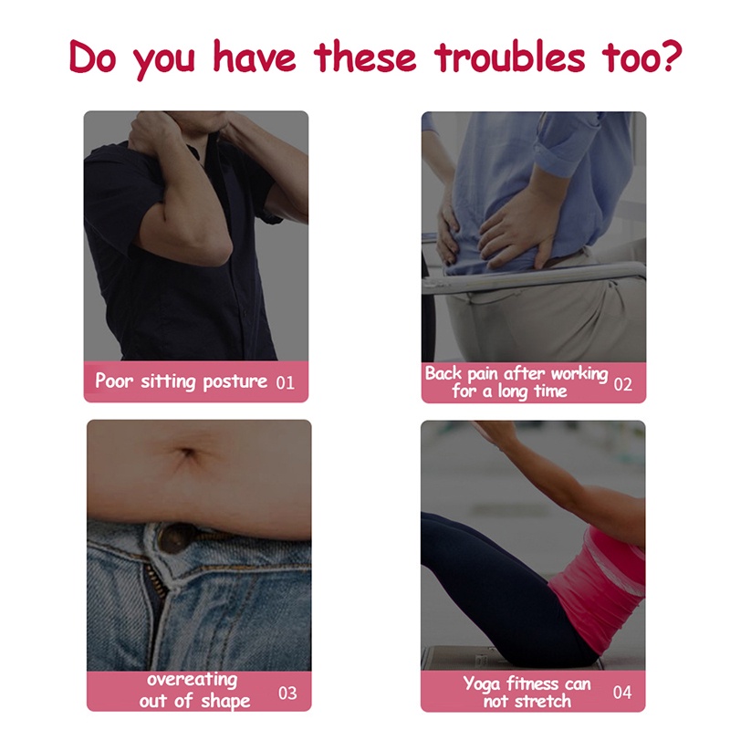 Women's Back Stretch Elastic Band Eight-character Puller Beautiful Back ...