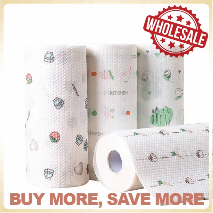 [Ready Stock] Multipurpose Reusable Washable Disposable Kitchen Rag ...