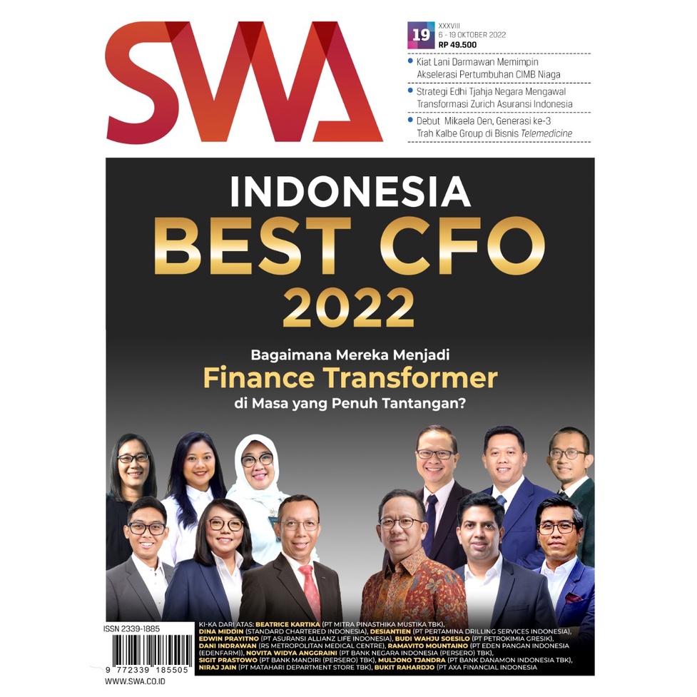 Magazine SWA 19 2022 Indonesian Edition Best CFO 2022 | Shopee Malaysia