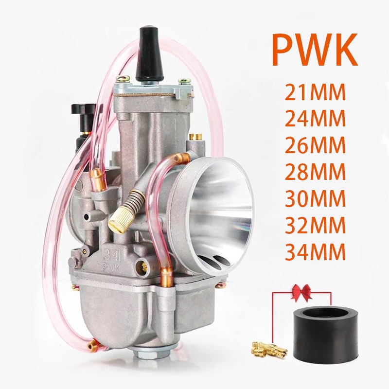 Carburetor Motorcycle Flat Slide PWK KR150 Racing 21mm 24mm 26mm 28mm ...