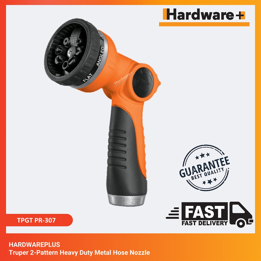 [HARDWAREPLUS] Truper TPGT TPGT PR-307 | 8-Pattern Poly Hose Nozzle | Shopee Malaysia