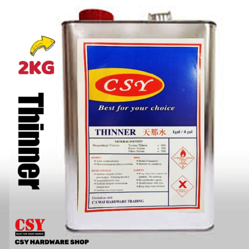 THINNER General Purpose 2kg | Shopee Malaysia