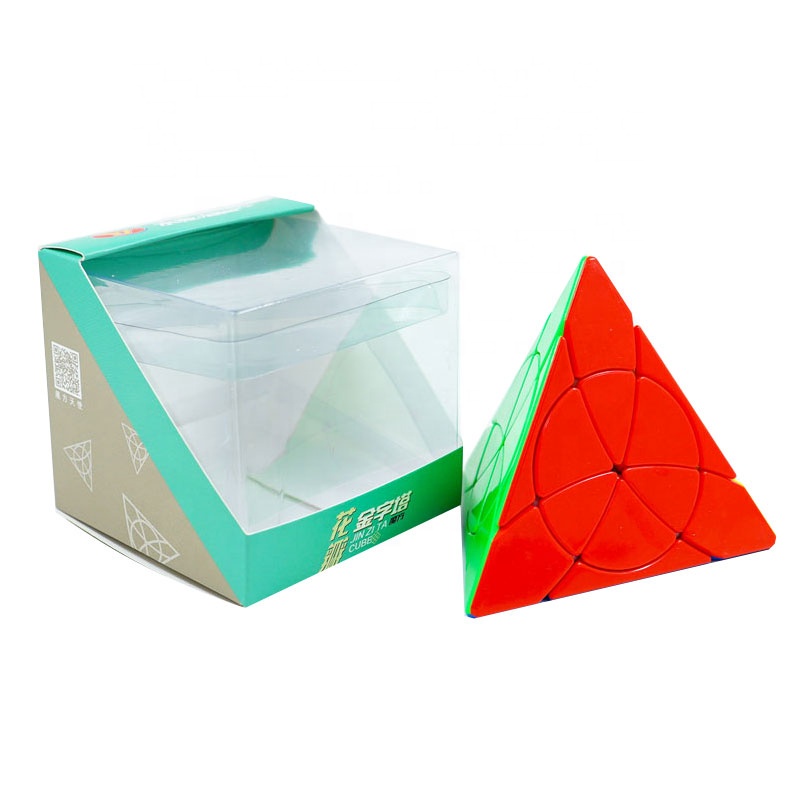 [Genuine] Rubik's Variant YJ Petal Pyramid Yulong JinZiTa Triangle ...