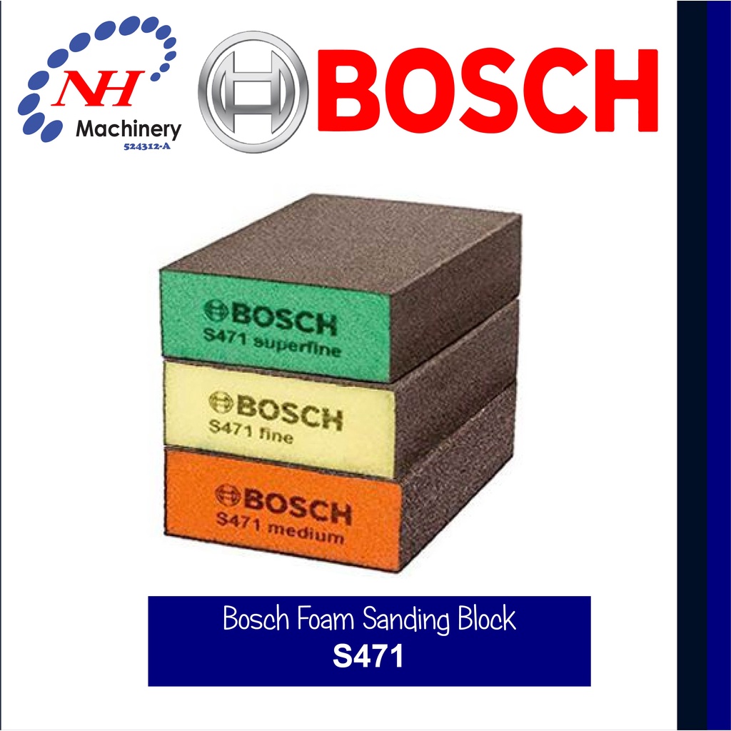 Bosch Foam Sanding Block / Bosch Foam Sanding Pad | Shopee Malaysia