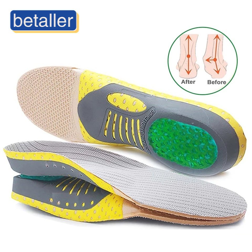 Arch Support Insoles Orthopedic Flat Foot Sole Shoes Heel Cup Insert ...