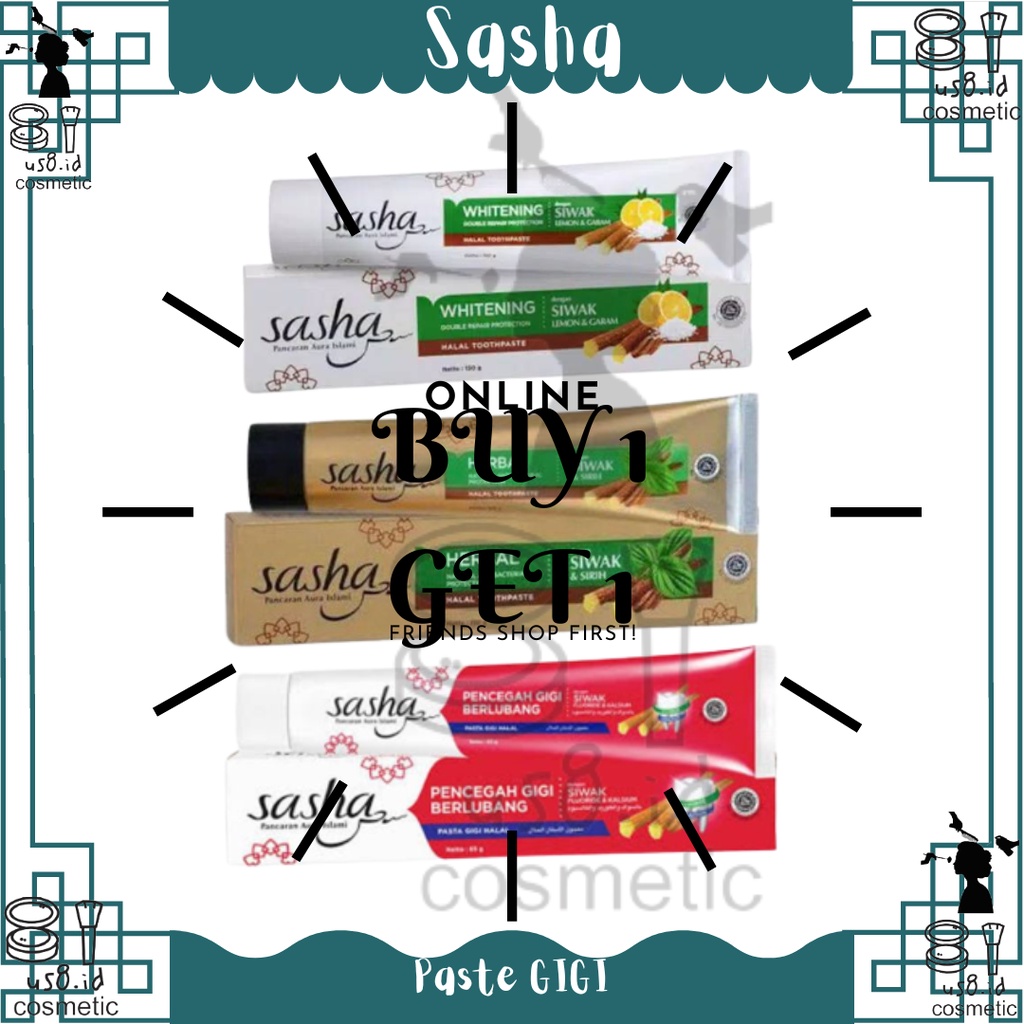 Buy 1 GET 1 Sasha Tojiro Is The First Toothpaste In Indonesia With ...