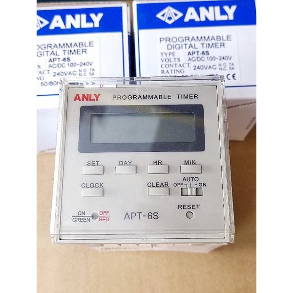Anly APT-6S programmable digital timer AC/DC 100-240V | Shopee Malaysia
