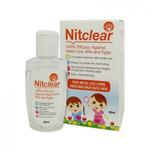 Ubat Kutu Rambut NitClear (40ml) | Shopee Malaysia