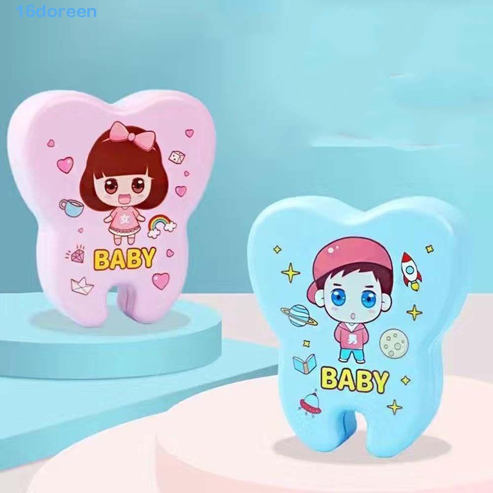 DOREEN Baby Tooth Box Gift Plastic Collection box Souvenirs Box Baby ...