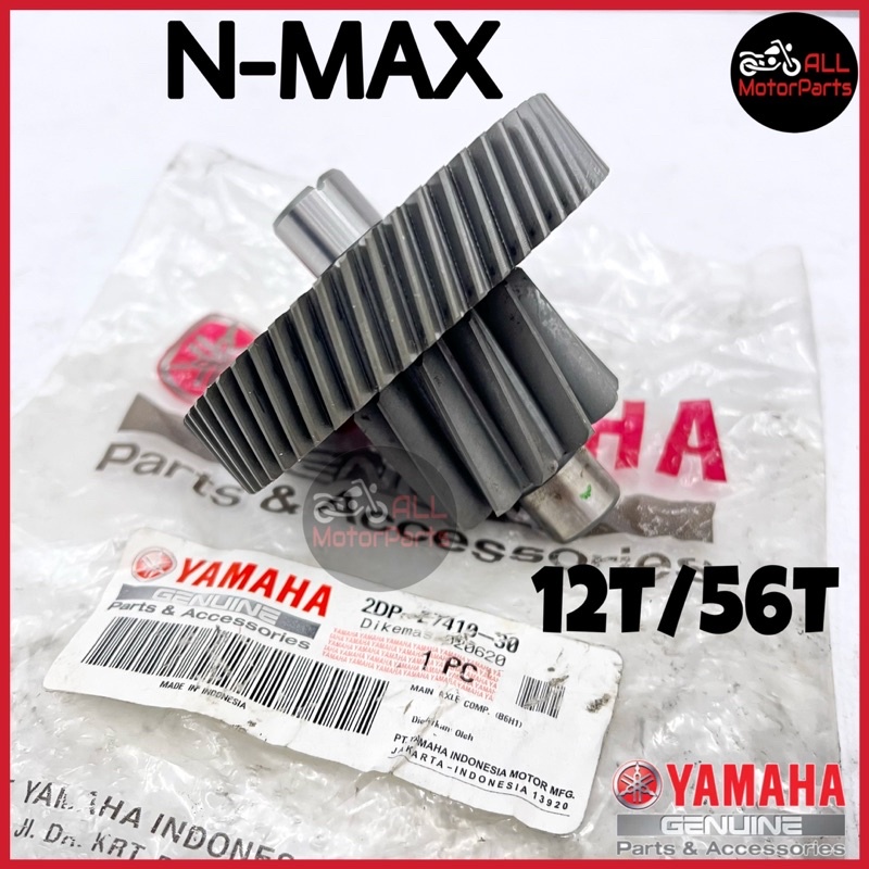 [100% ORI] NMAX N MAX 155 V1 V2 MAIN AXLE COMP GEAR BOX GEARBOX ENJIN ...
