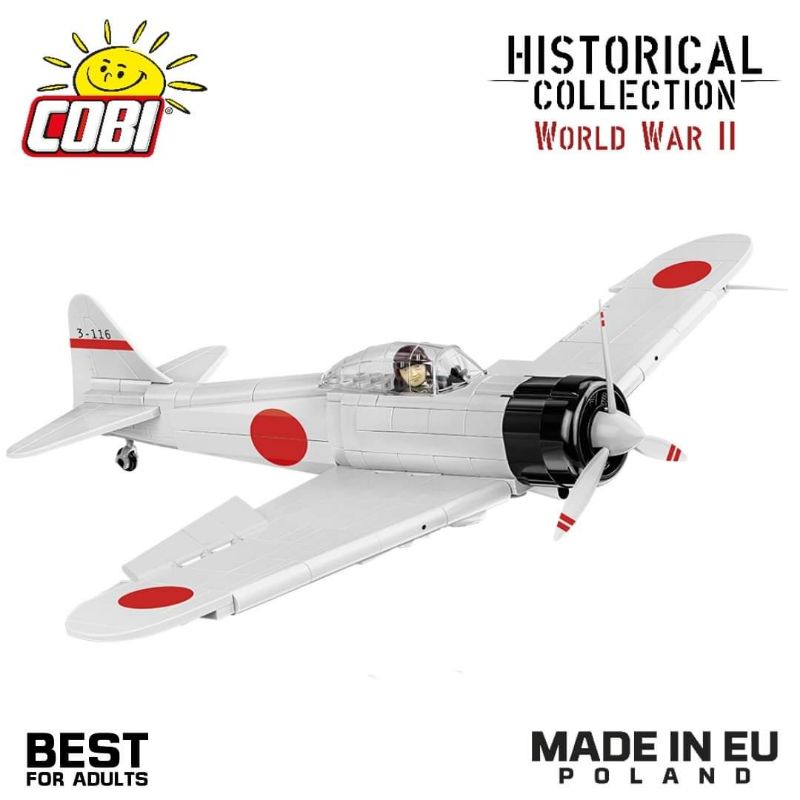 COBI Mitsubishi Zero Fighter Japan 1/32 Scale Model Plane 347 Pcs ...
