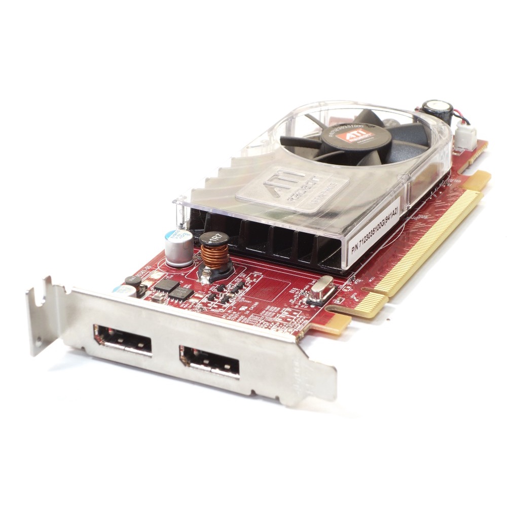 Original Dell AMD ATI Radeon HD 3470 256mb PCIe Dual DP DisplayPort ...