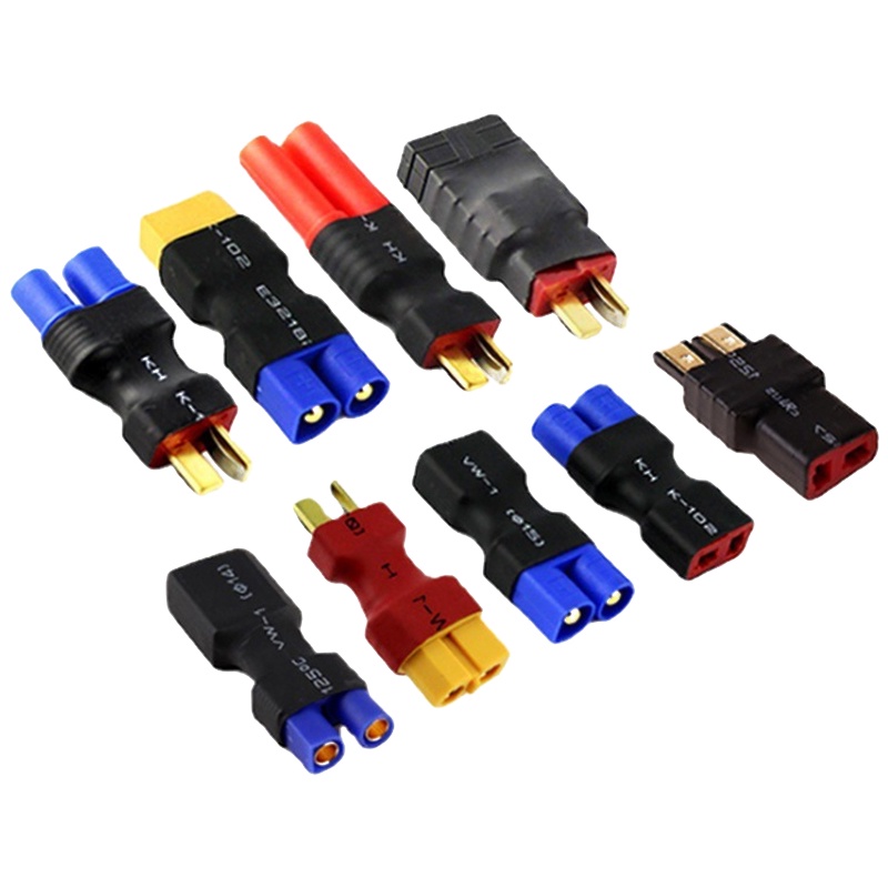 1pcs Adapter XT60 to XT90 EC5 EC3 TRX T Deans XT30U Female Male Connectors 4.0mm Banana Plug RC ...