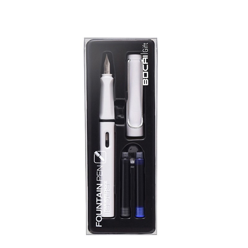 Fountain Pen Set School High Quality Replaceable Ink Cartridge Writing ...
