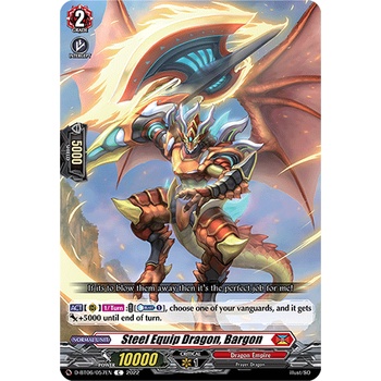Cardfight Vanguard D-BT06/057EN Steel Equip Dragon, Bargon Dragon Empire C (English) | Shopee ...