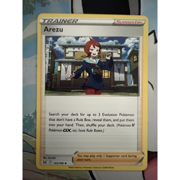 Pokemon TCG Arezu 153/196 | Shopee Malaysia