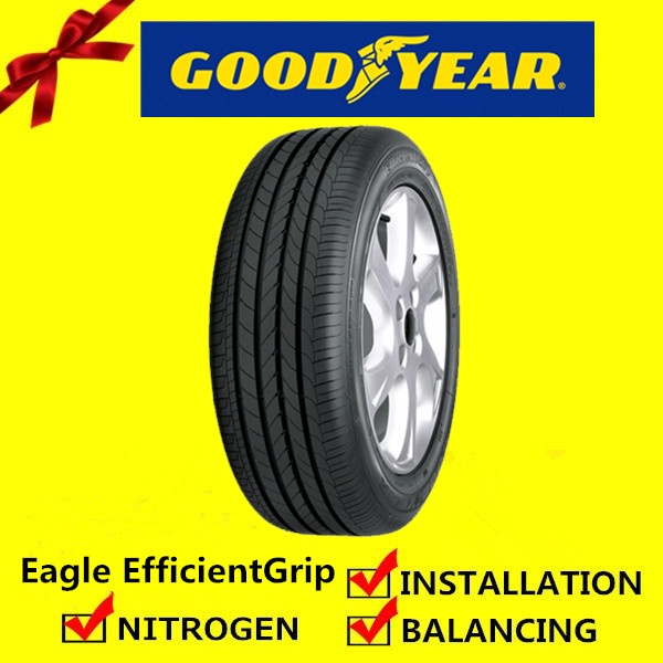 Goodyear Eagle EfficientGrip tyre tayar tire(with installation) 225/45R17 225/50R17 215/55R17 ...