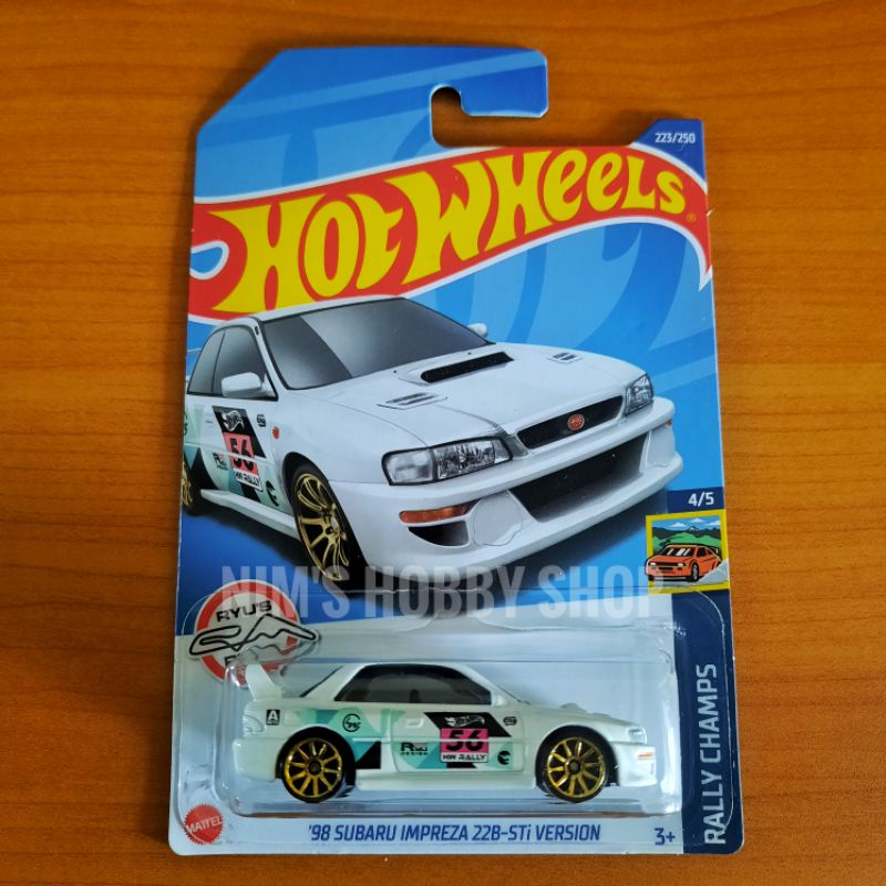 Hot Wheels '98 Subaru Impreza 22B STi Version (Regular Treasure Hunt) - Diecast | Shopee Malaysia