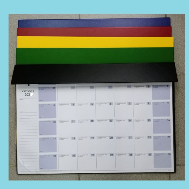 2025 TABLE PLANNER MONTHLY (PVC) | Shopee Malaysia