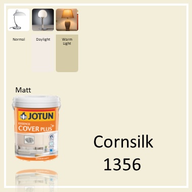 Jotun Paint 5L Essence Cover Plus Matt - 1356 Cornsilk / wall paint ...