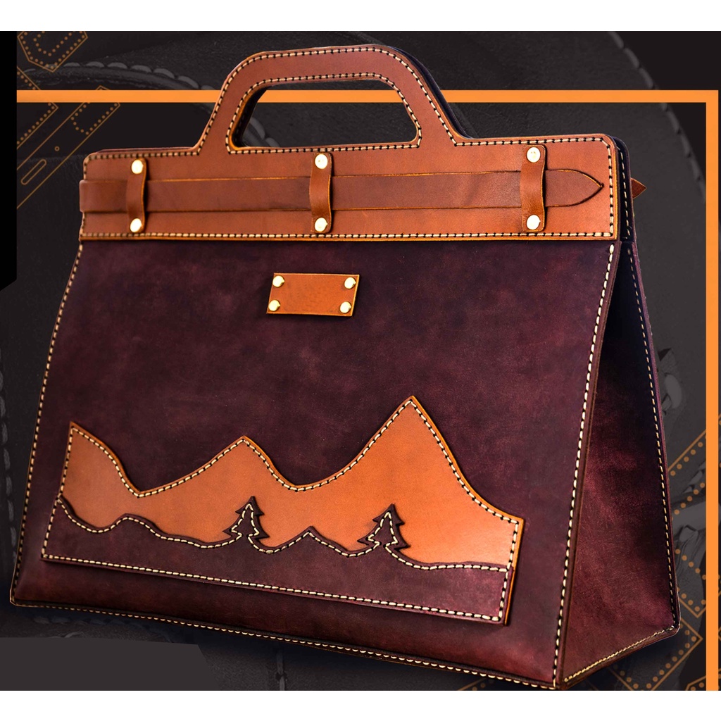 Leather Pattern: Doctor Weekend Bag (A4 papers) | Shopee Malaysia