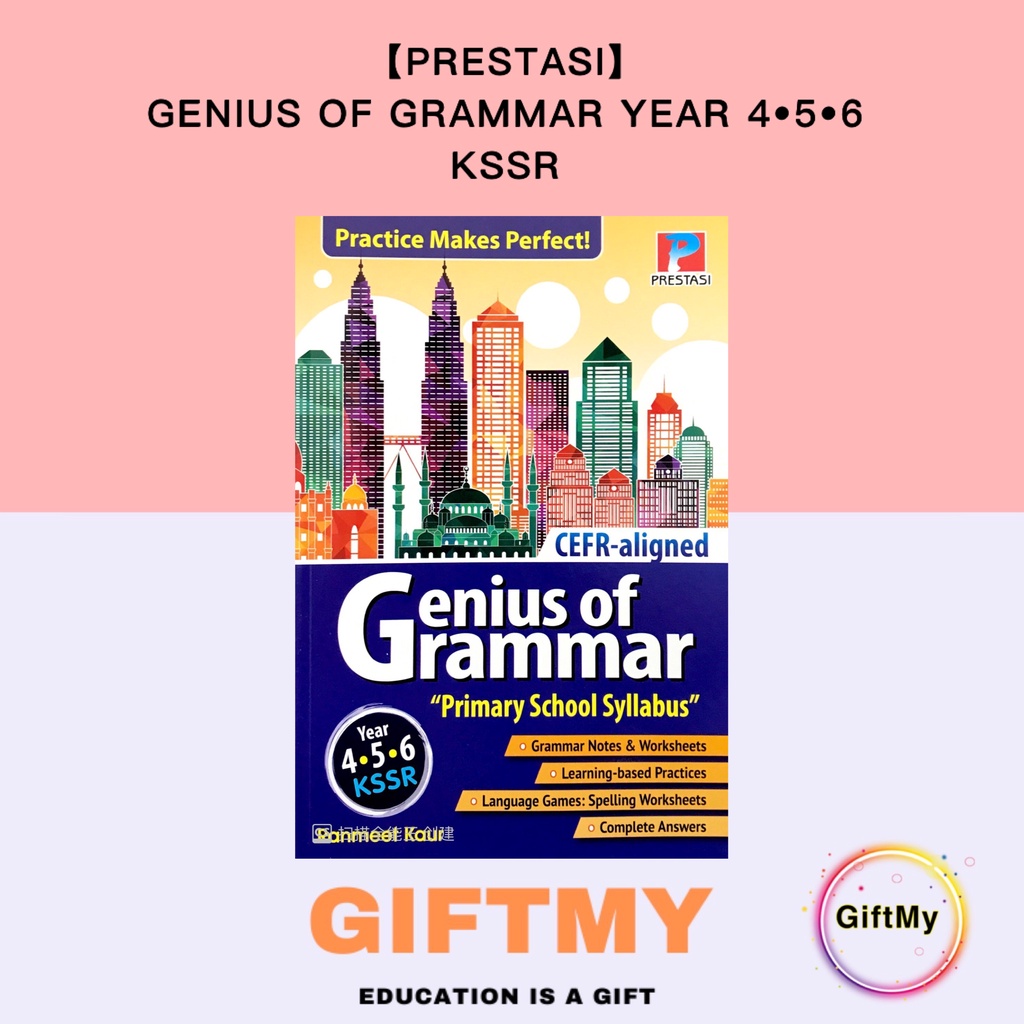 【Prestasi】CEFR-aligned Genius of Grammar Year 4•5•6 KSSR — English ...