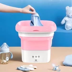 Mini Washing Machine Portable Washing Machine Folding Travel Laundry ...
