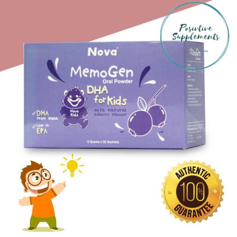 MEMOGEN ORAL POWDER 5g x 30s DHA EPA Improve Memory | Shopee Malaysia