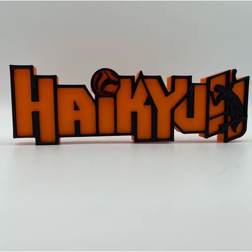 HAIKYUU Logo (Size 145mm x 48mm x 12mm) | Shopee Malaysia
