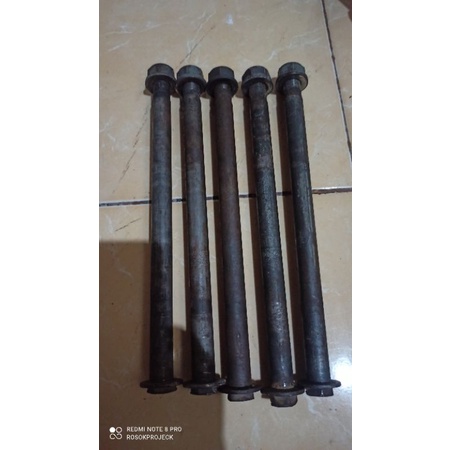Original tiger rear axle bolts removed from the motorbike | Shopee Malaysia