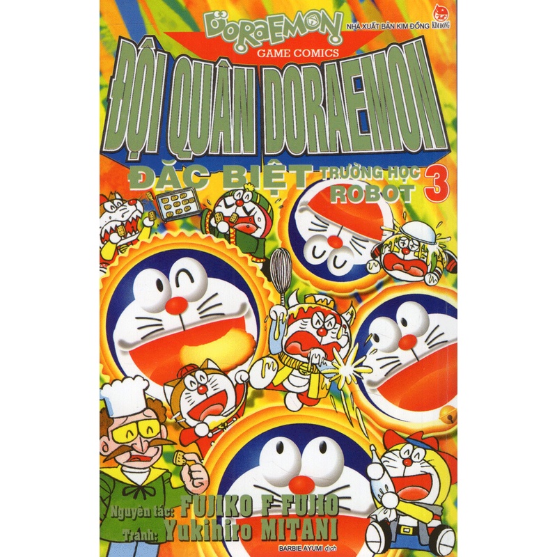 Special Doraemon Army Comic: Robot School - Volume 3 - Set of 3 books ...