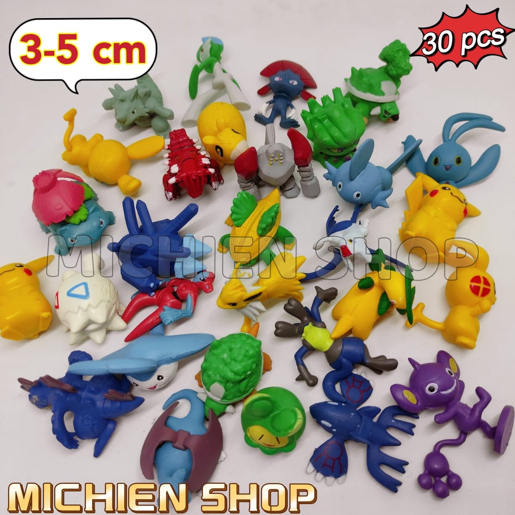Pokemon Figure set Best Seller!! Happy meal pokemon 30+bonus 1 pikachu ...