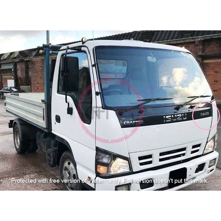 CFS482 ISUZU ELF N Series NKR LORRY TRUCK Lori Logo Stiker Sticker ...