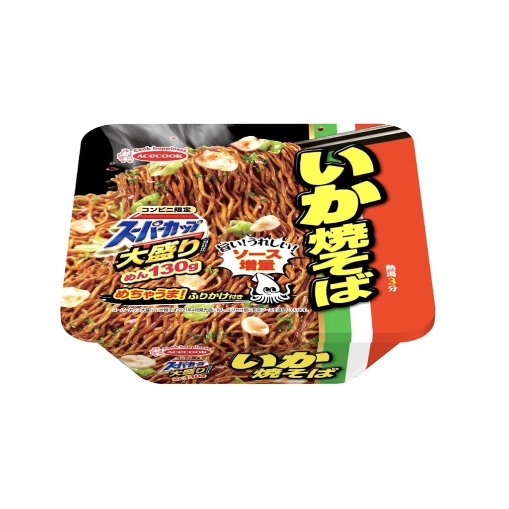ACECOOK JAPAN OMORI/ SHIO YAKISOBA SQUID CUP NOODLES | Shopee Malaysia