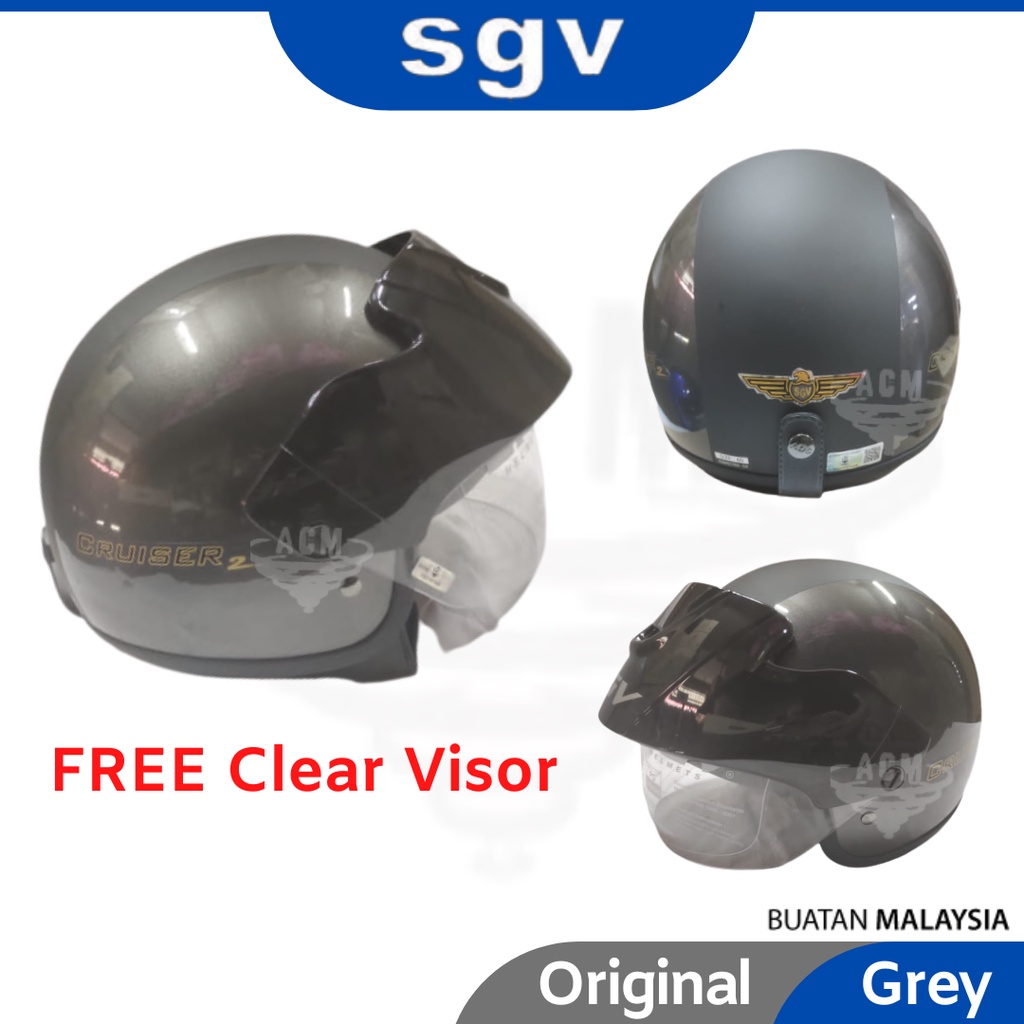 SGV Helmet L XL 100% Original Topi Keledar Motor SGV99 SGV62 SGV 99 62 ...