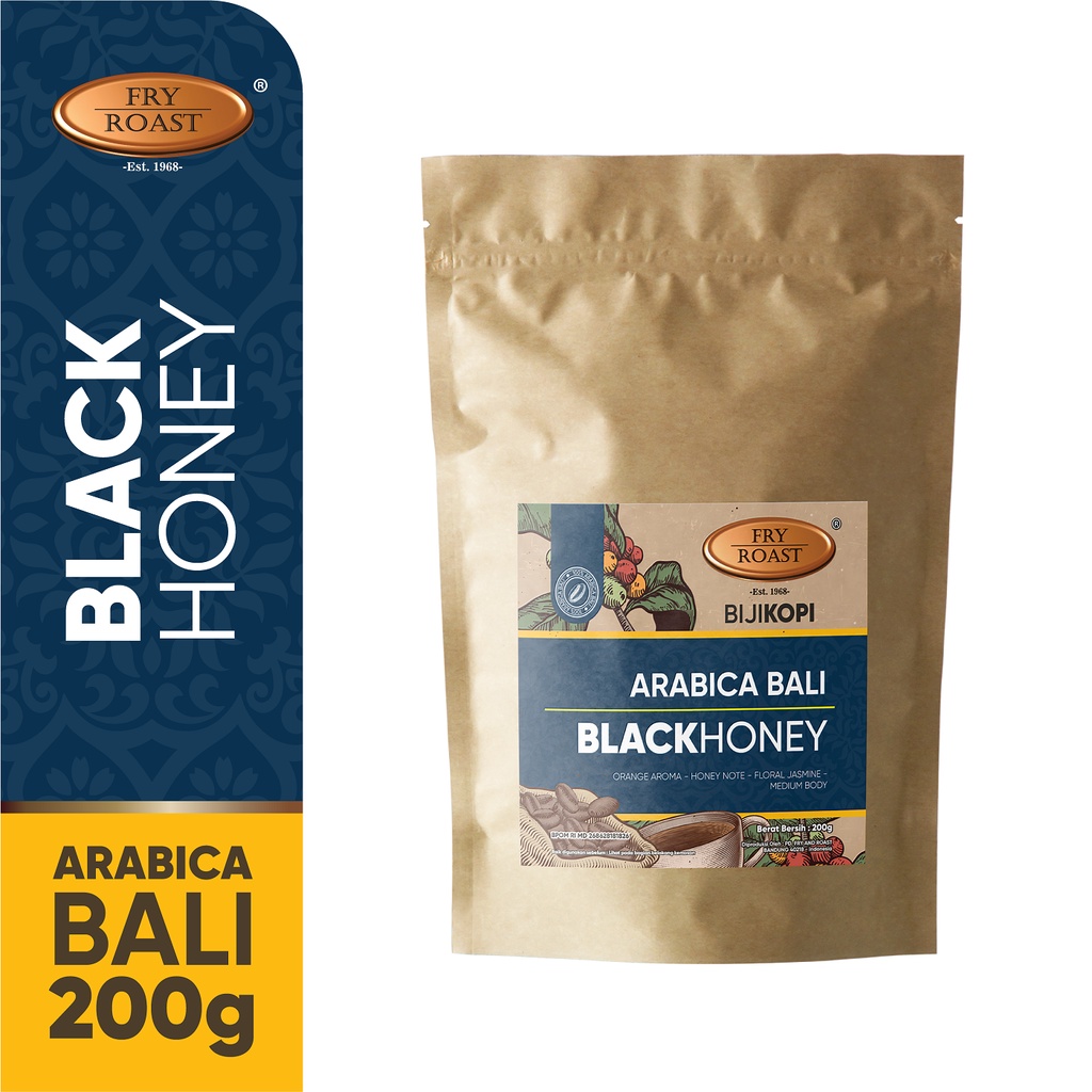 Bali BLACK HONEY PROCES ARABICA COFFEE 200 GRAMS OF SEEDS AND POWDER ...
