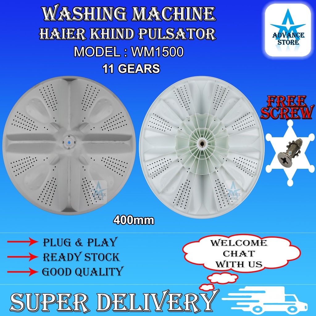 WM1500 WM1200 WM1000 KHIND Original Pulsator Semi Auto Washing Machine WM 1000 / WM 1200 / WM ...