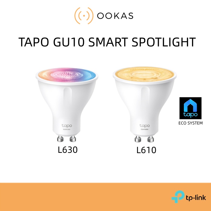 TP-Link TAPO L610 / L630 GU10 Lamp Base LED Smart WiFi Wireless ...