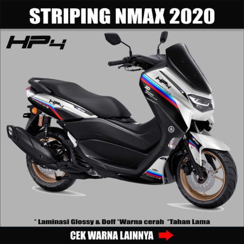 Nmax New 155 Motorcycle Sticker Bmw Hp4 Variation / Yamaha Nmax New 155 ...
