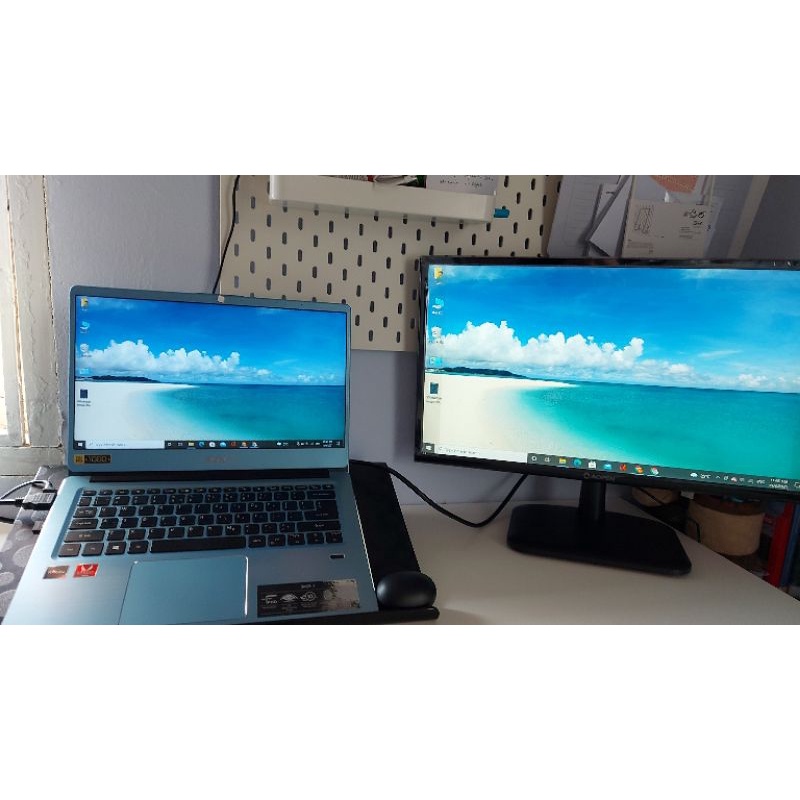 13 to 27 inch adjustable dual desktop monitor mount stand | Shopee Malaysia