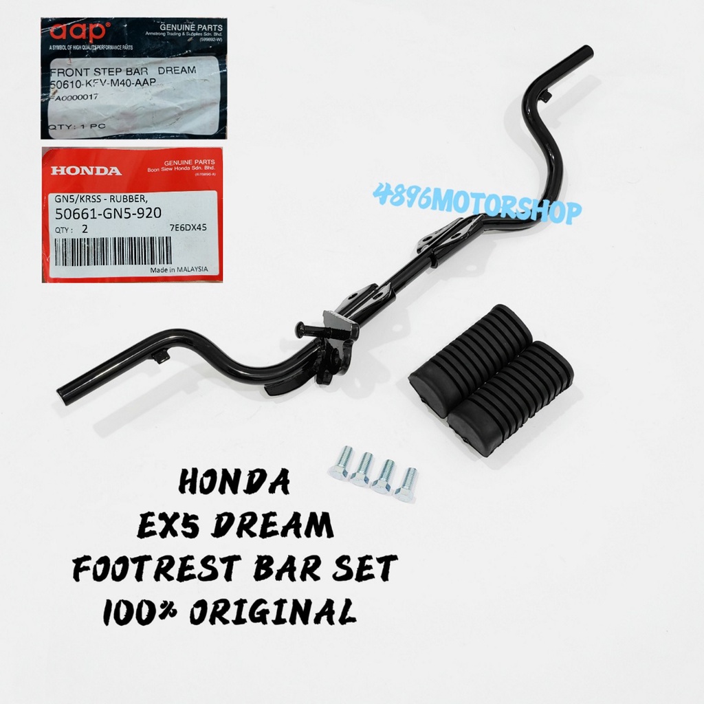 100% ORIGINAL AAP BSH HONDA EX5 DREAM WAVE100 FRONT STEP FOOTREST FOOT ...