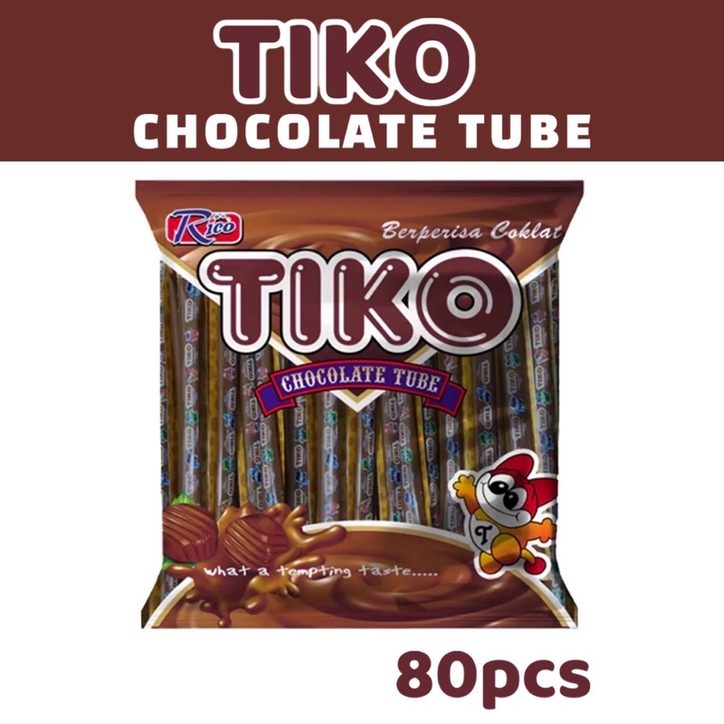 TIKO CHOCOLATE TUBE [80sticks] / chocolate tube (80pcs) | Shopee Malaysia