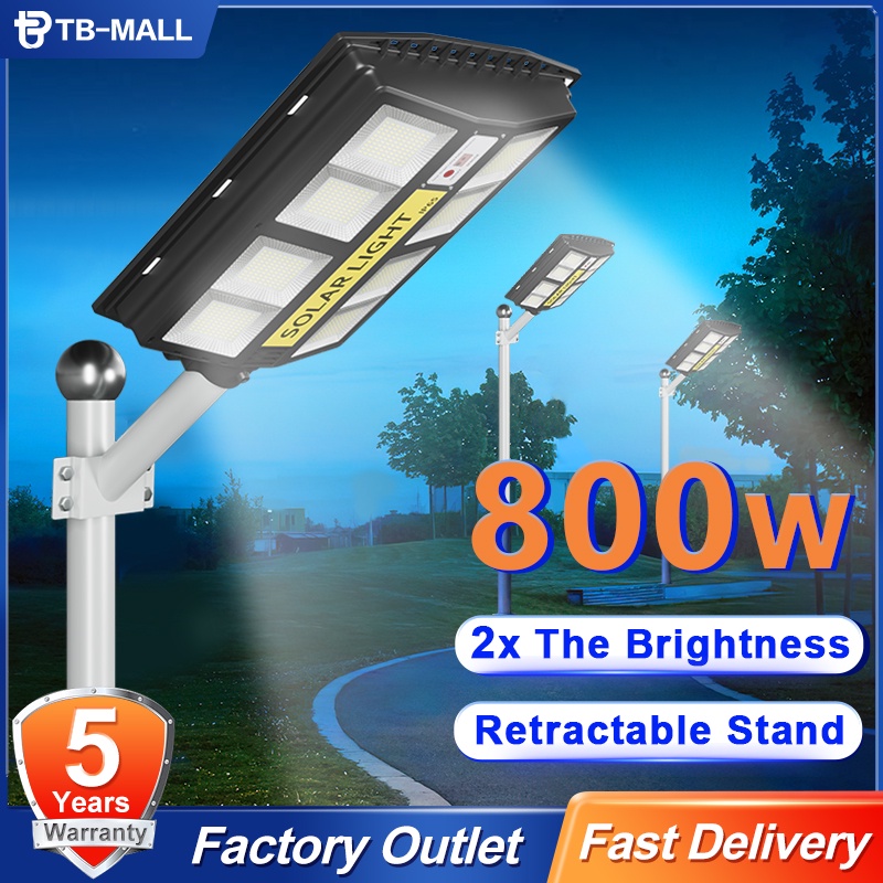 Solar Light Outdoor Waterproof 1600W/1200W Solar Street Light Lampu ...