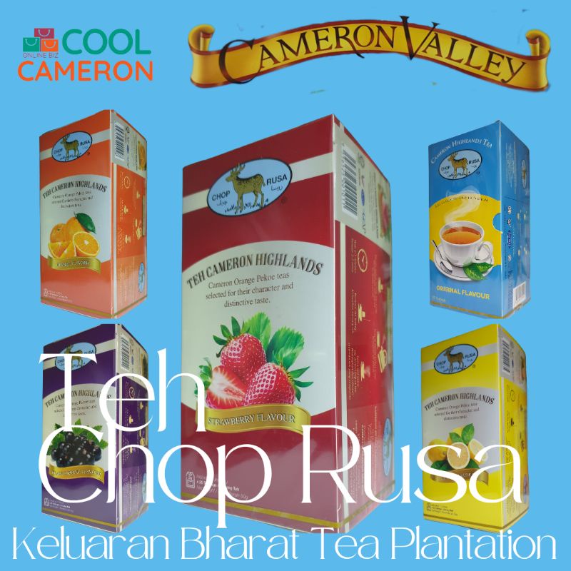 Tea in bag Bharat Cap Rusa (Pek Ekonomi dari Cool Cameron Valley) 5 ...