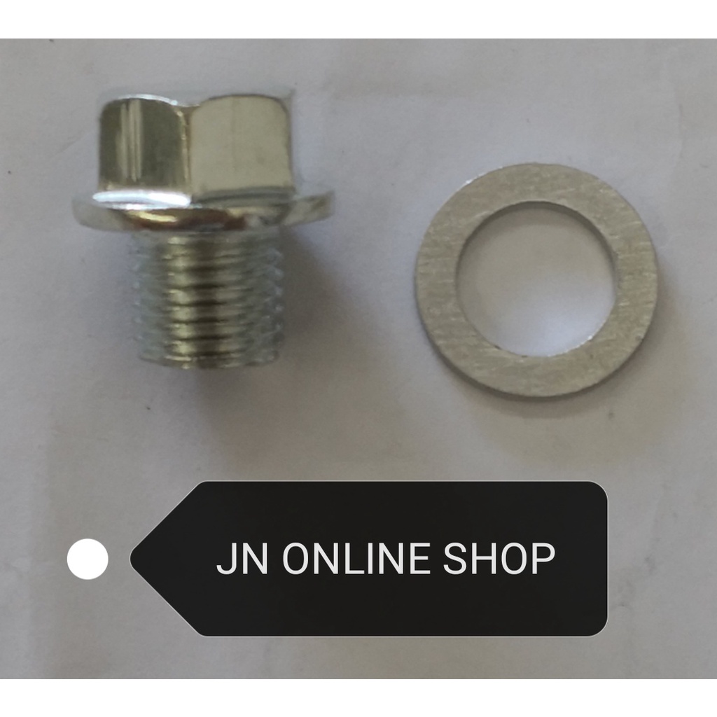 Oil Sump Nut with Washer for Proton Saga 12V Iswara Wira Satria Waja ...