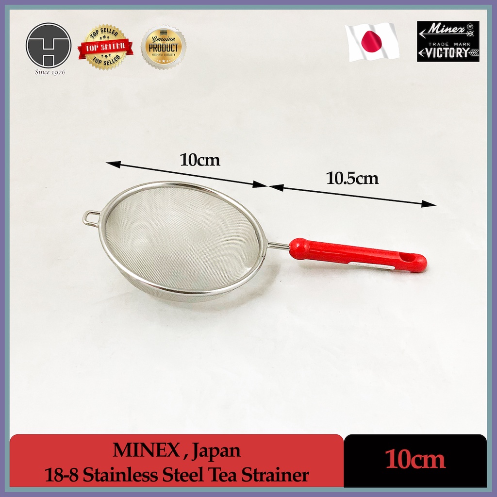 [TeoHin] MINEX Stainless Steel Tea Strainer , Victory Marks, Made in ...
