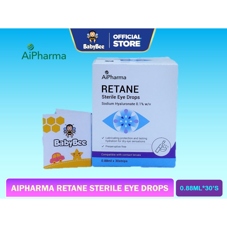 AiPharma Retane Sterile Eye Drops (0.88ml x 30's) | Shopee Malaysia