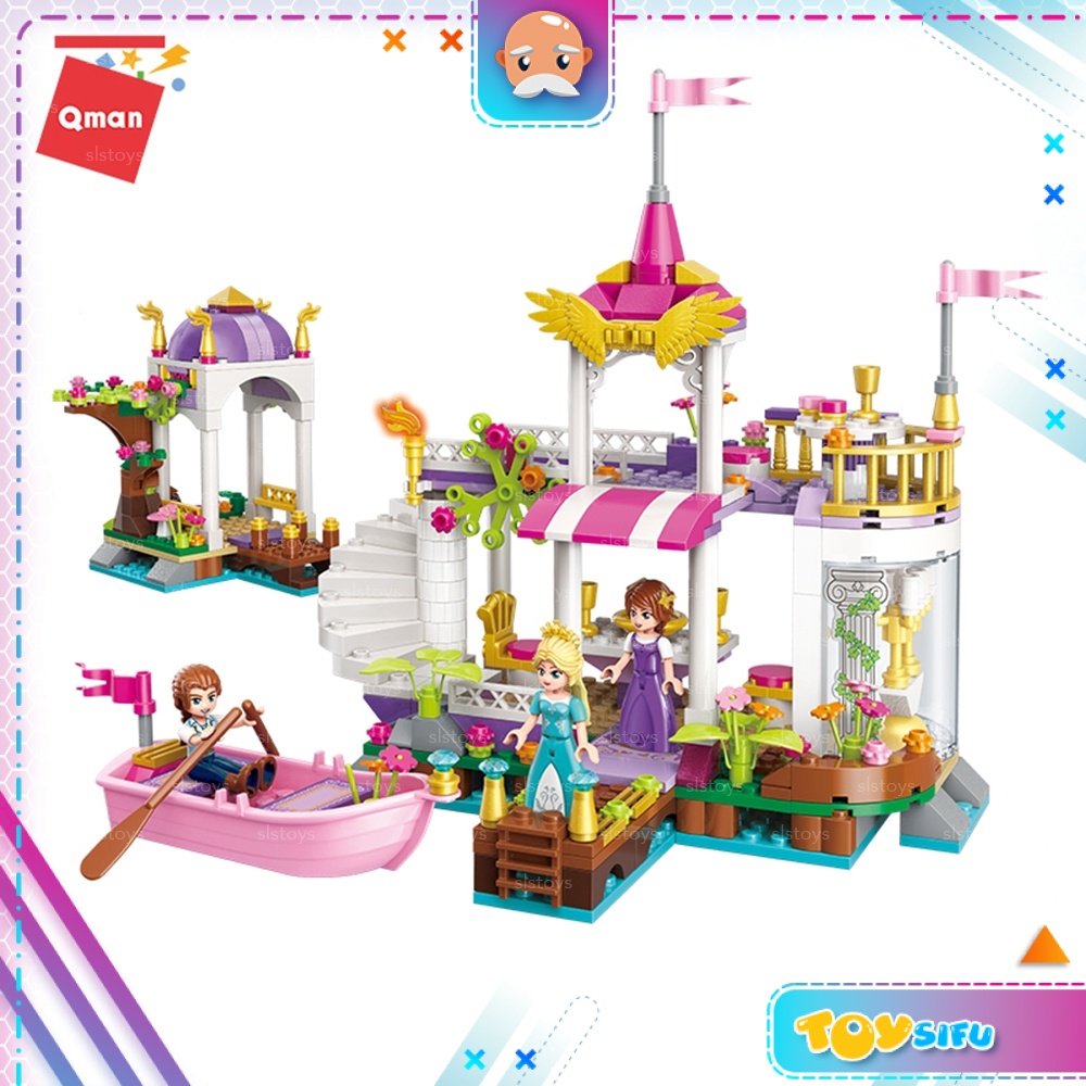 TOYSIFU Qman Enlighten No. 2607 Princess Leah Lake Side Party 394pcs ...